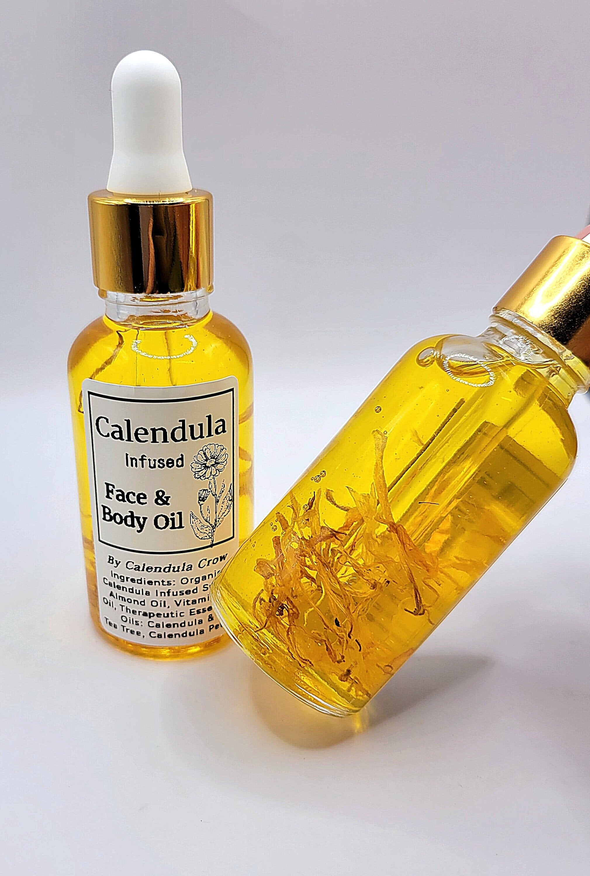 CALENDULA OIL - FACE & BODY OIL – Calendula Crow